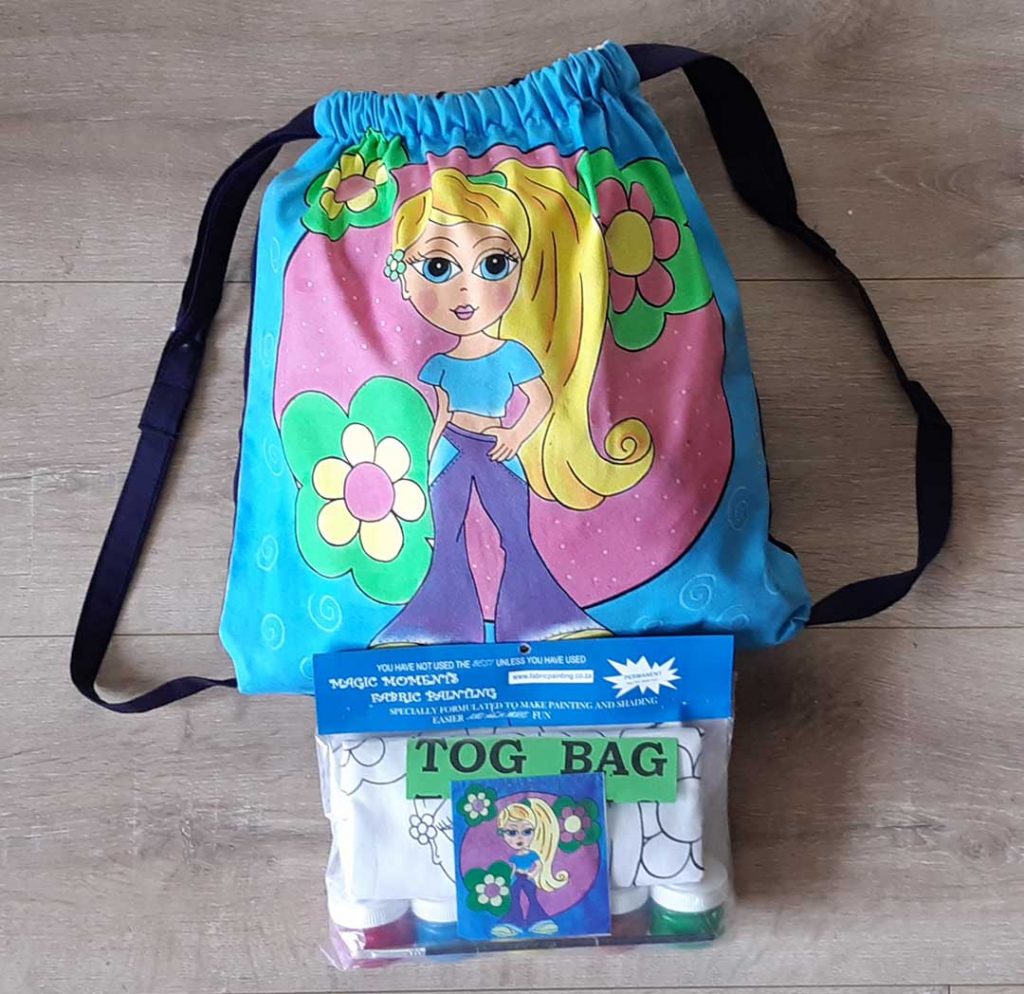 Butterfly Heart Tog Bag Kits - Fabric Painting - Magic Moments